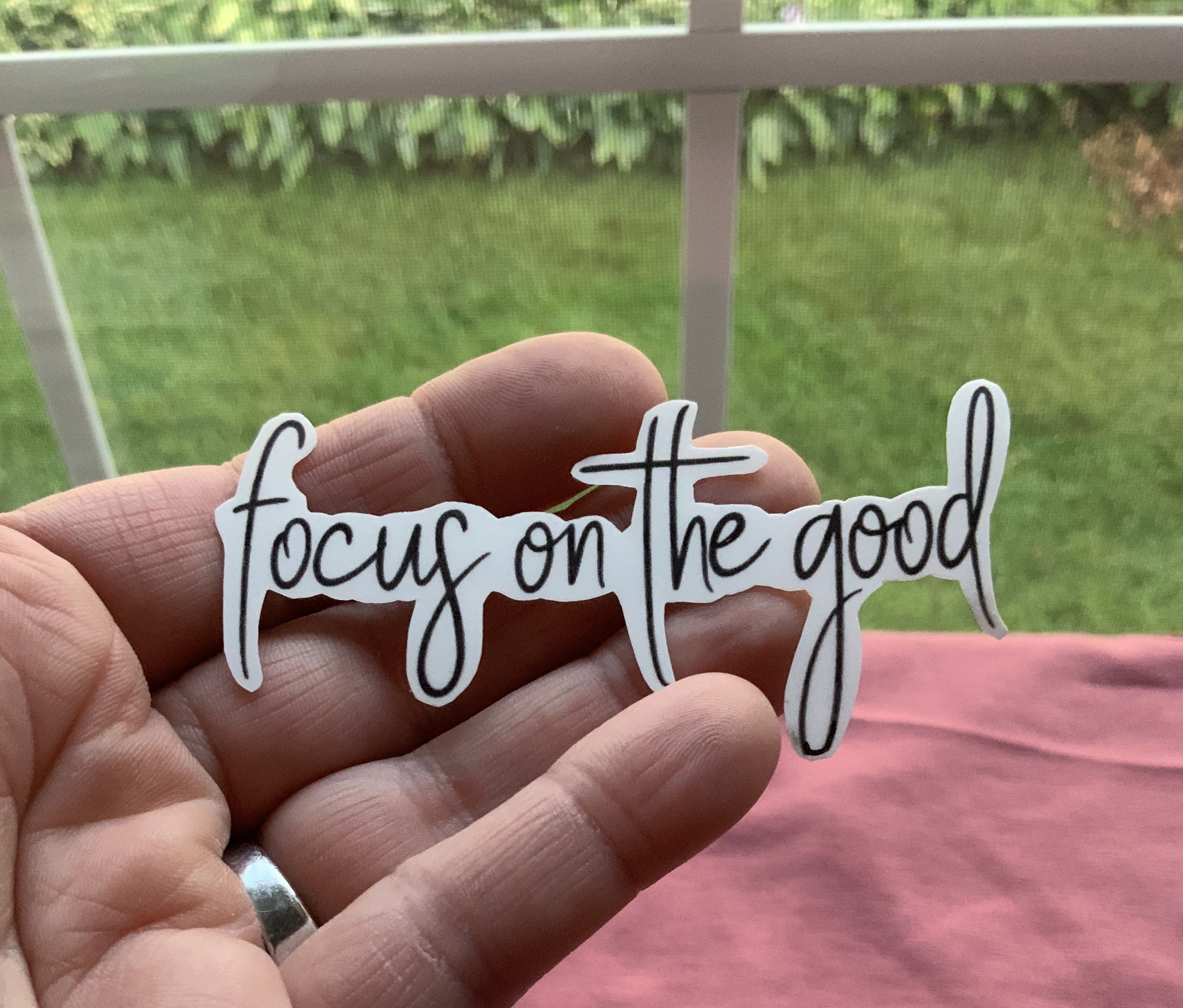 Focus on the Good Sticker Motivational Stickers Focus on the - Etsy Canada