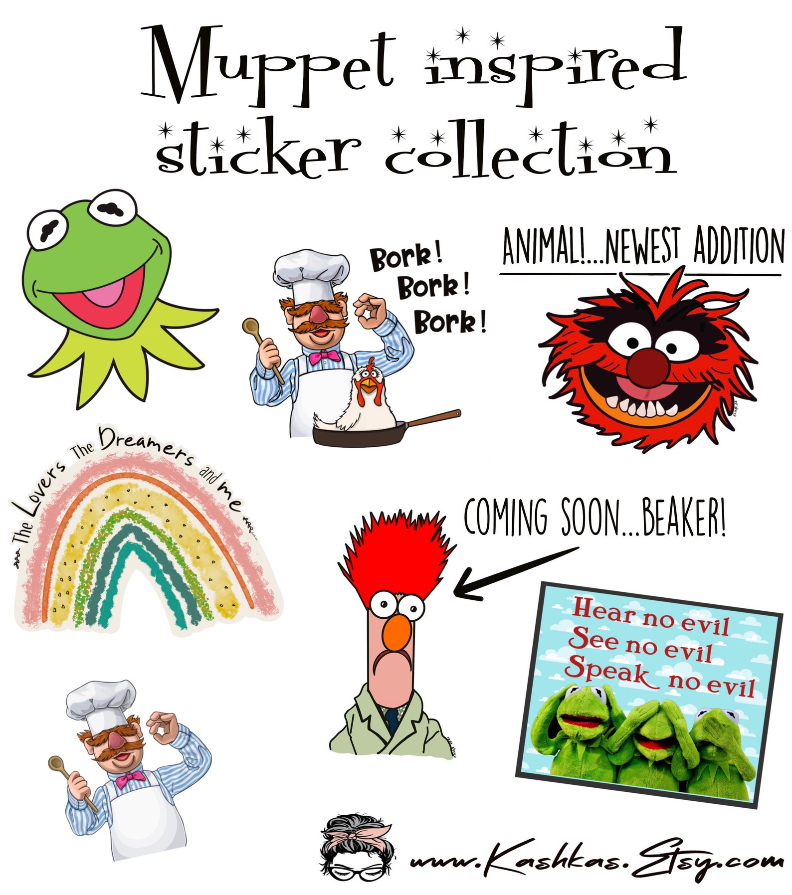 Swedish Chef Vinyl Sticker: Muppets Inspired Laptop Decal - Etsy