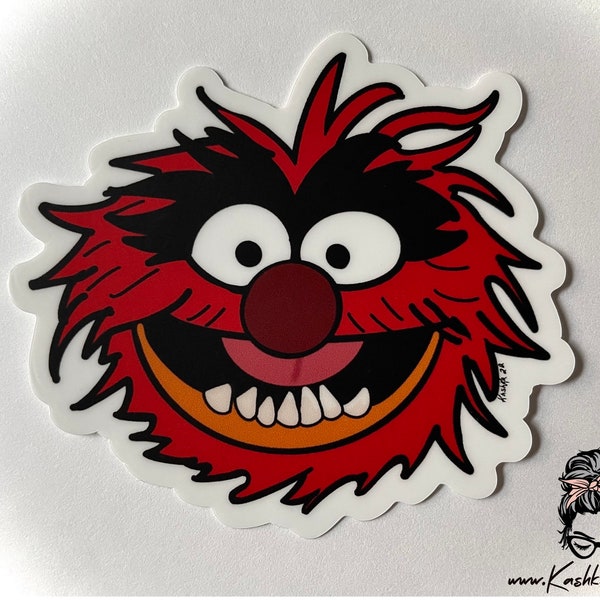 Animal Vinyl Sticker - Etsy