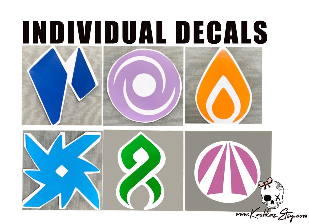 Guardian Subclass Decals Solar Arc Void Stasis Strand Prismatic Vinyl ...