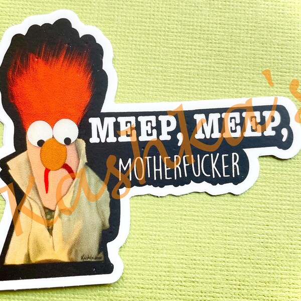 Beaker Muppet - Etsy