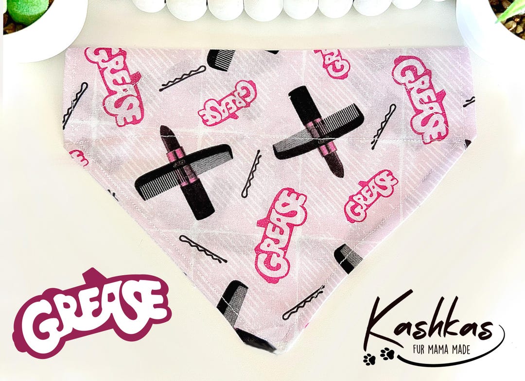 Grease Movie Pet Bandana: Over the Collar Dog Bandana - Etsy