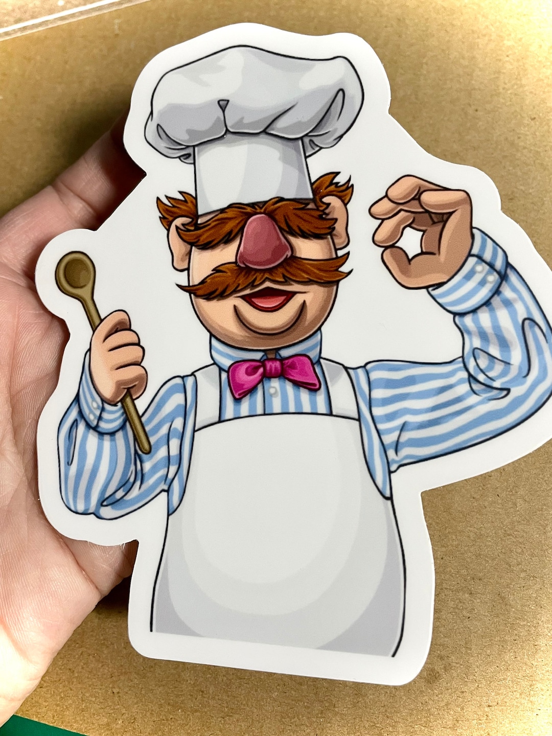 Swedish Chef Vinyl Sticker: Muppets Inspired Laptop Decal - Etsy