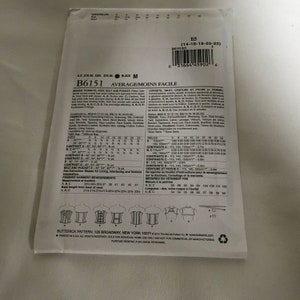 Butterick B6151 6151 Sewing Pattern Misses Corsets Vest Belt and Pocket ...