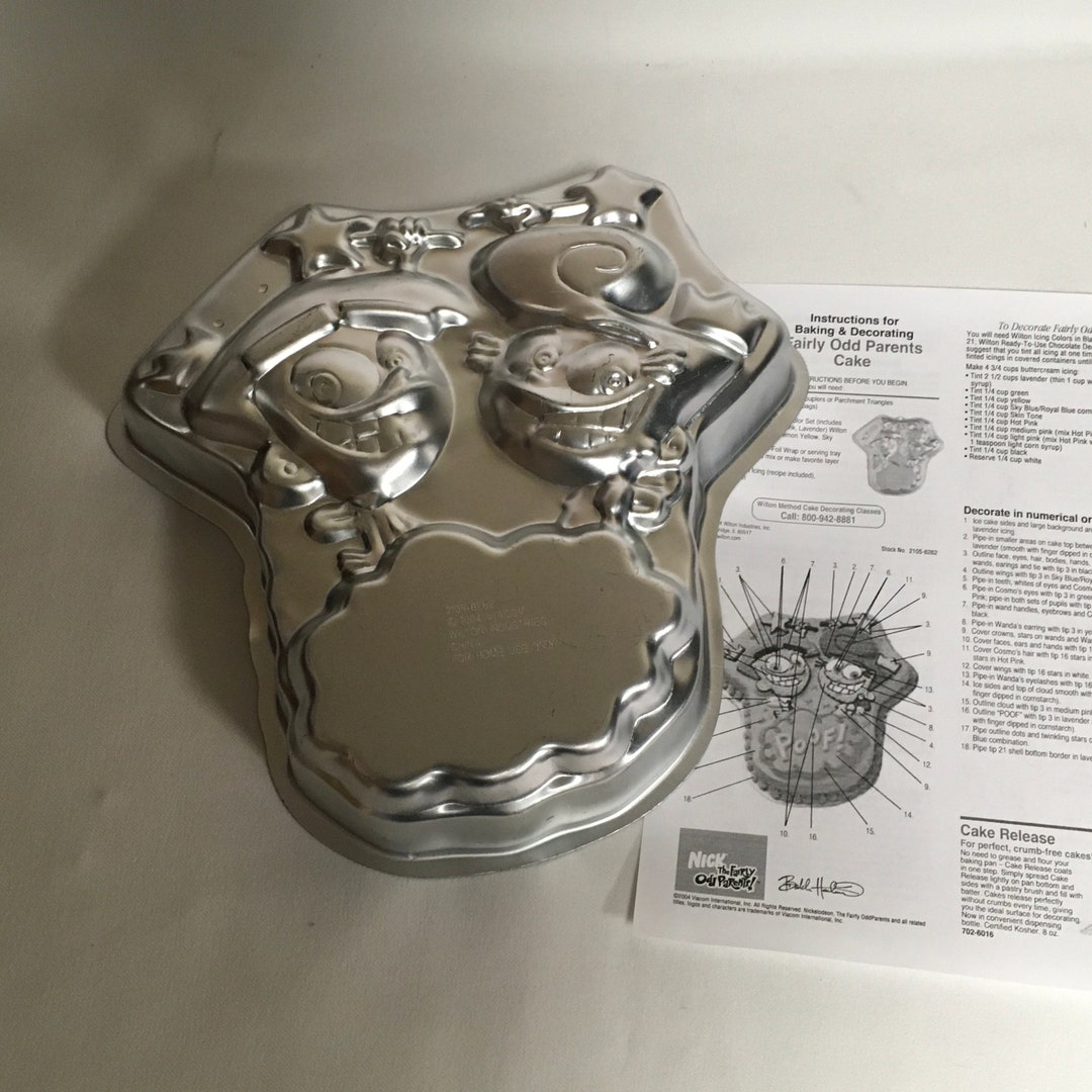 Wilton Fairly Oddparents Wanda Cosmo Cake Party Pan 1995 2105 6262 Bake ...