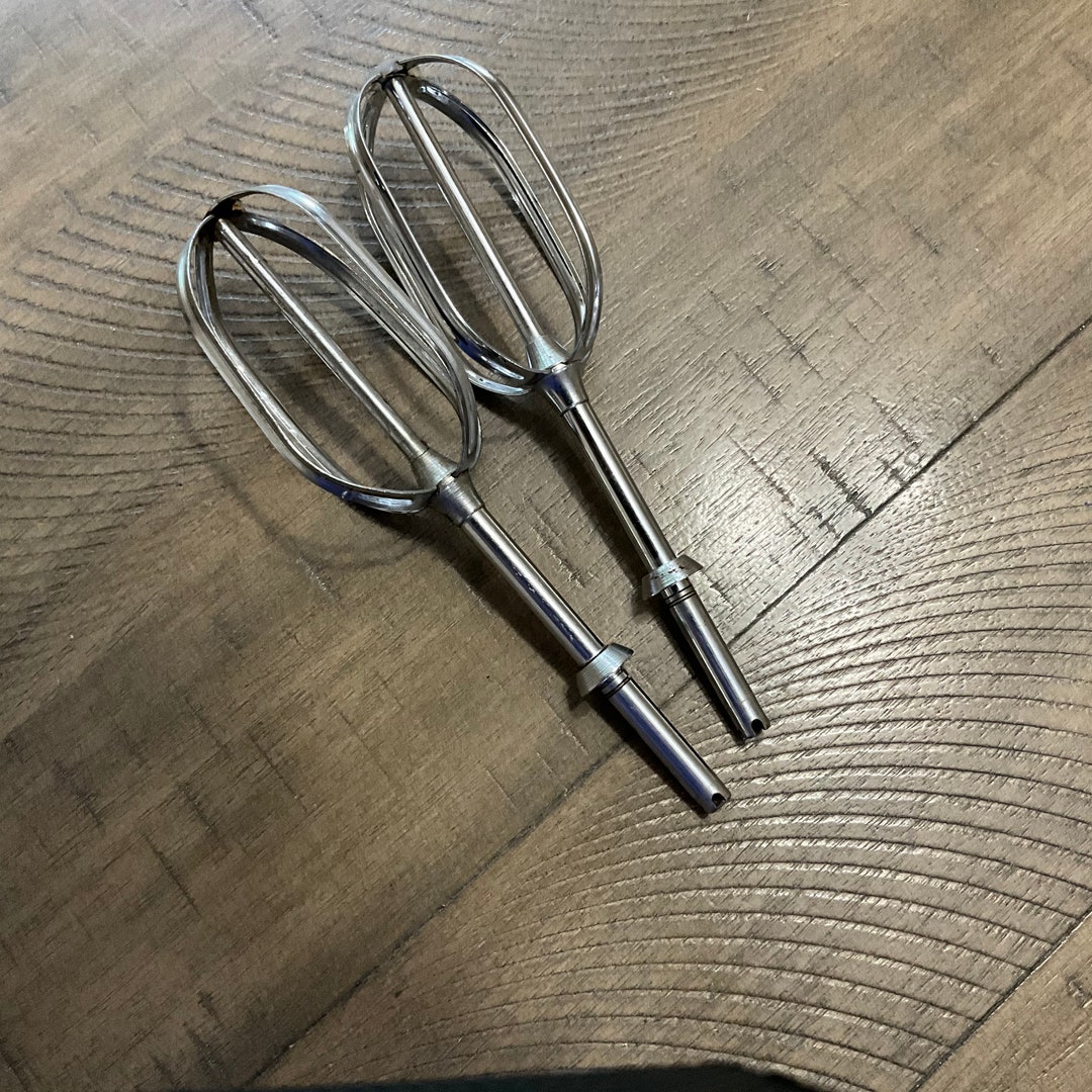 Vintage Sunbeam Mixmaster Replacement Stand Mixer Beaters Round Beater ...