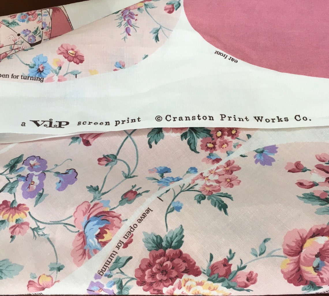 VIP Print Cranston Cut and Sew Fabric Panel Flop Eared Rabbit - Etsy