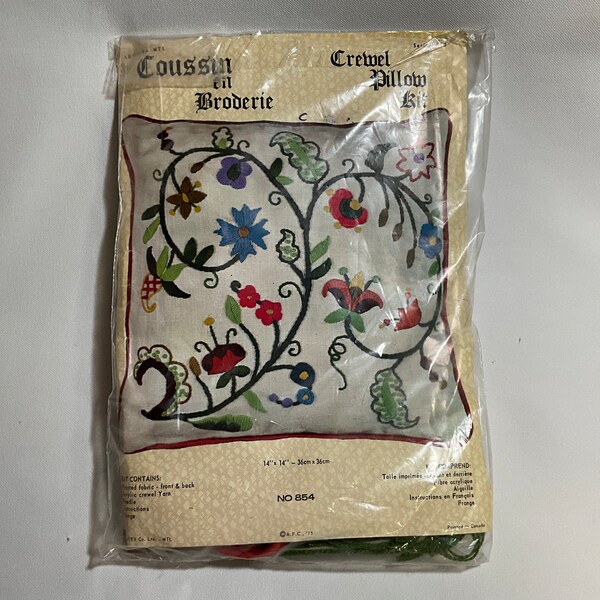 Jacobean Crewel Kit - Etsy