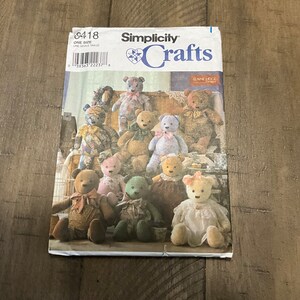 Teddy Bear Overalls Pattern 18 - Etsy