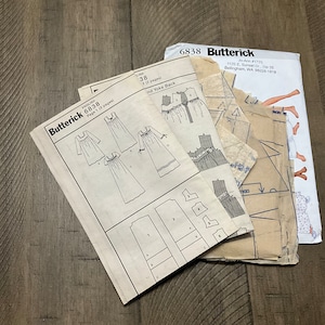 Butterick 6838 Sewing Pattern Very Loose Fitting Petite Nightgown ...