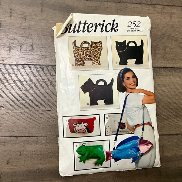 Butterick Cat Bag Pattern - Etsy