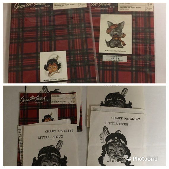 Jean Mcintosh Petit Point M 38 Scottish Terrier Dog Chart | Etsy