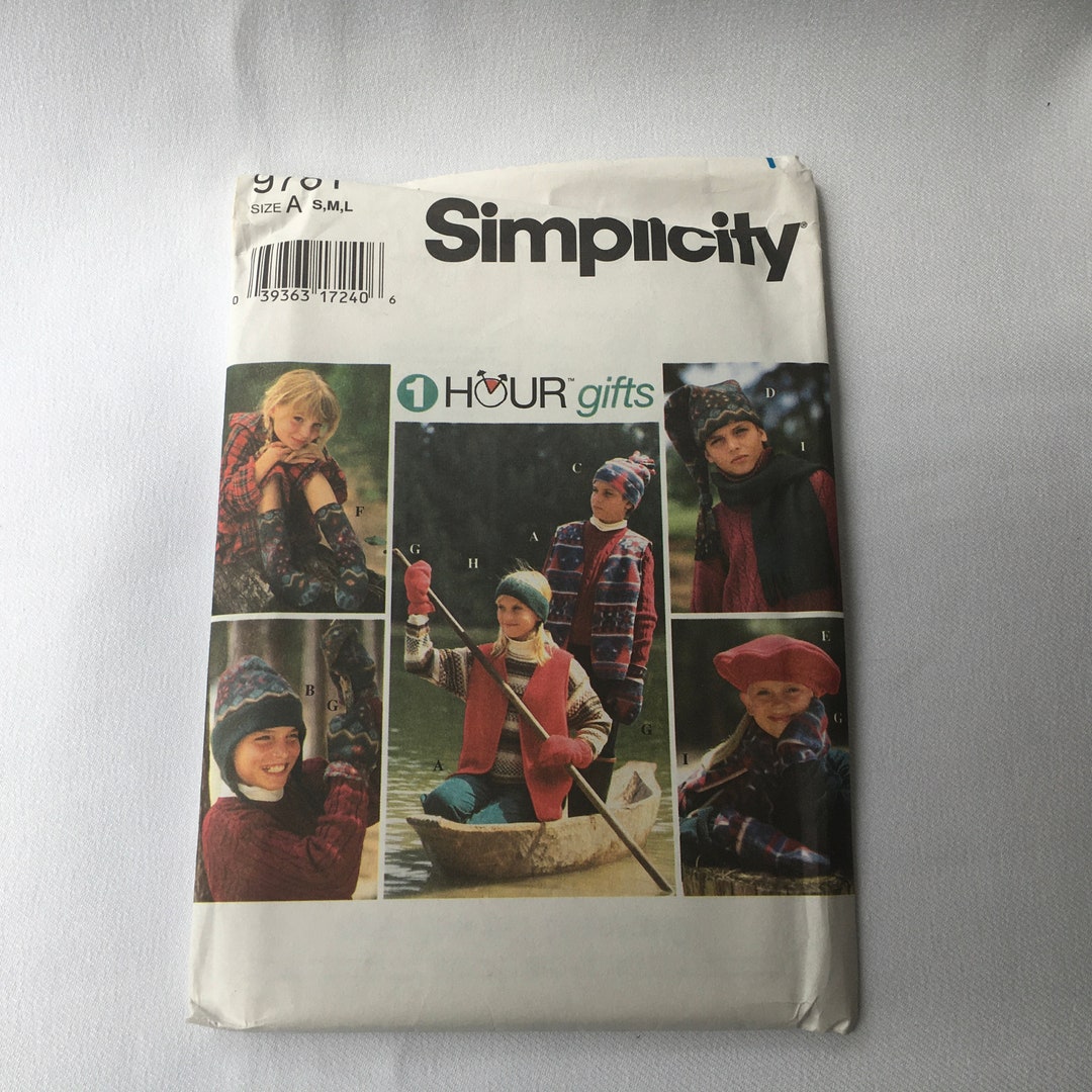 Simplicity 9781 0650 Sewing Pattern 1 Hour Gifts Boys Girls Child‘s ...