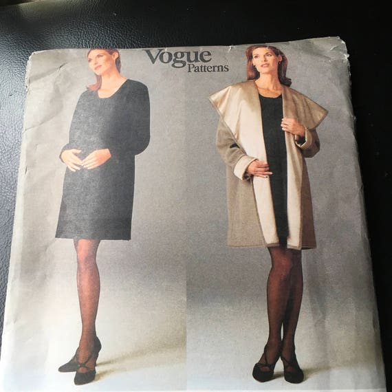 Vogue Sewing Pattern 1690 Maternity Coat and Dress Lauren Sara - Etsy