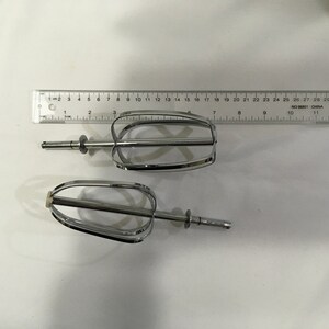 Sunbeam Mixmaster Replacement Stand Mixer Beaters Set Pair Slot End 7 ...