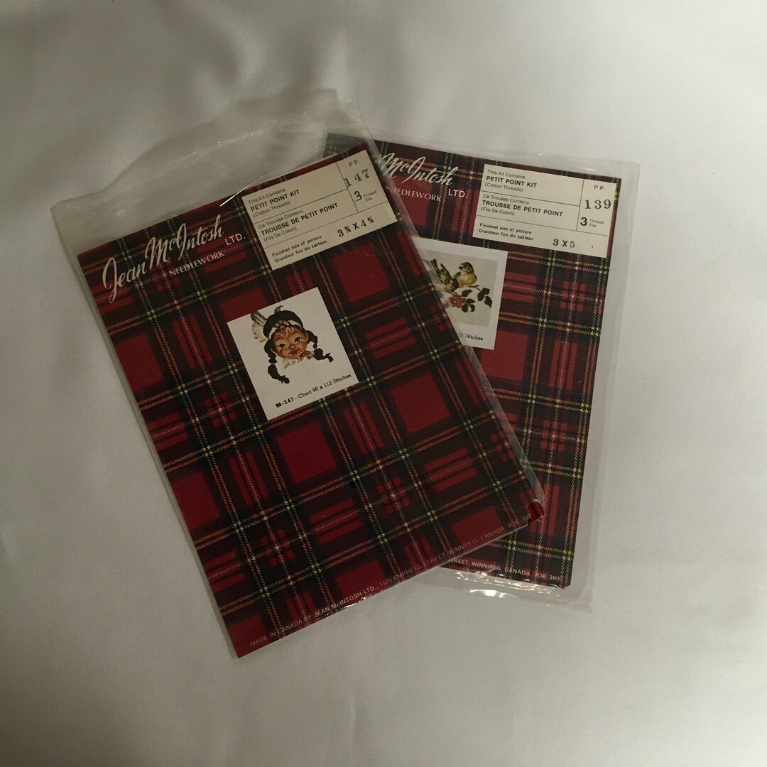 Jean Mcintosh Petite Point Chart Pattern 147 Little Cree Girl ...