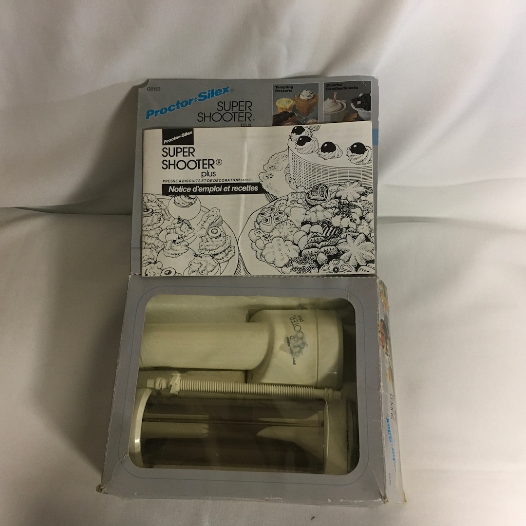 Proctor Silex Super Shooter Plus Cordless Cookie Press Food Decorator ...
