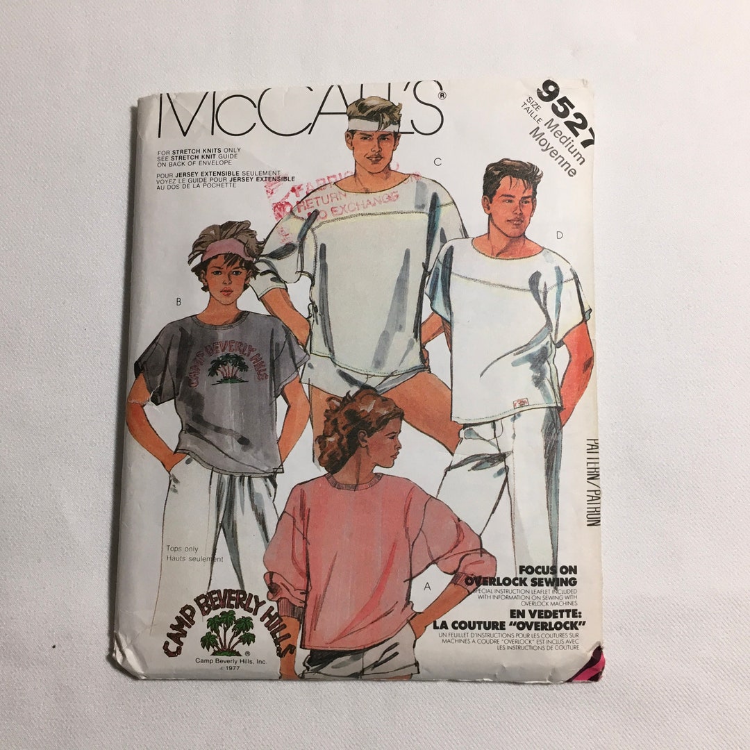 Simplicity 9326 Sewing Pattern 2 Hour Sport Men’s Separates Knit Top ...