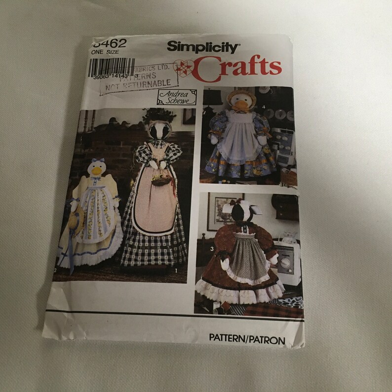 Simplicity 8462 Sewing Pattern Cow Duck Covers Vacuums Upright Vacuum ...