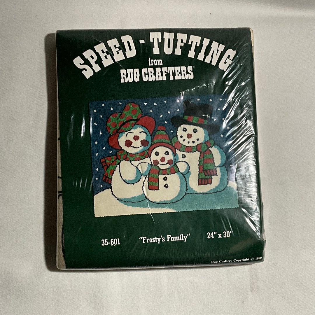 Speed Tufting From Rug Crafters 35-601 Frosty‘s Family Snowmen Winter ...