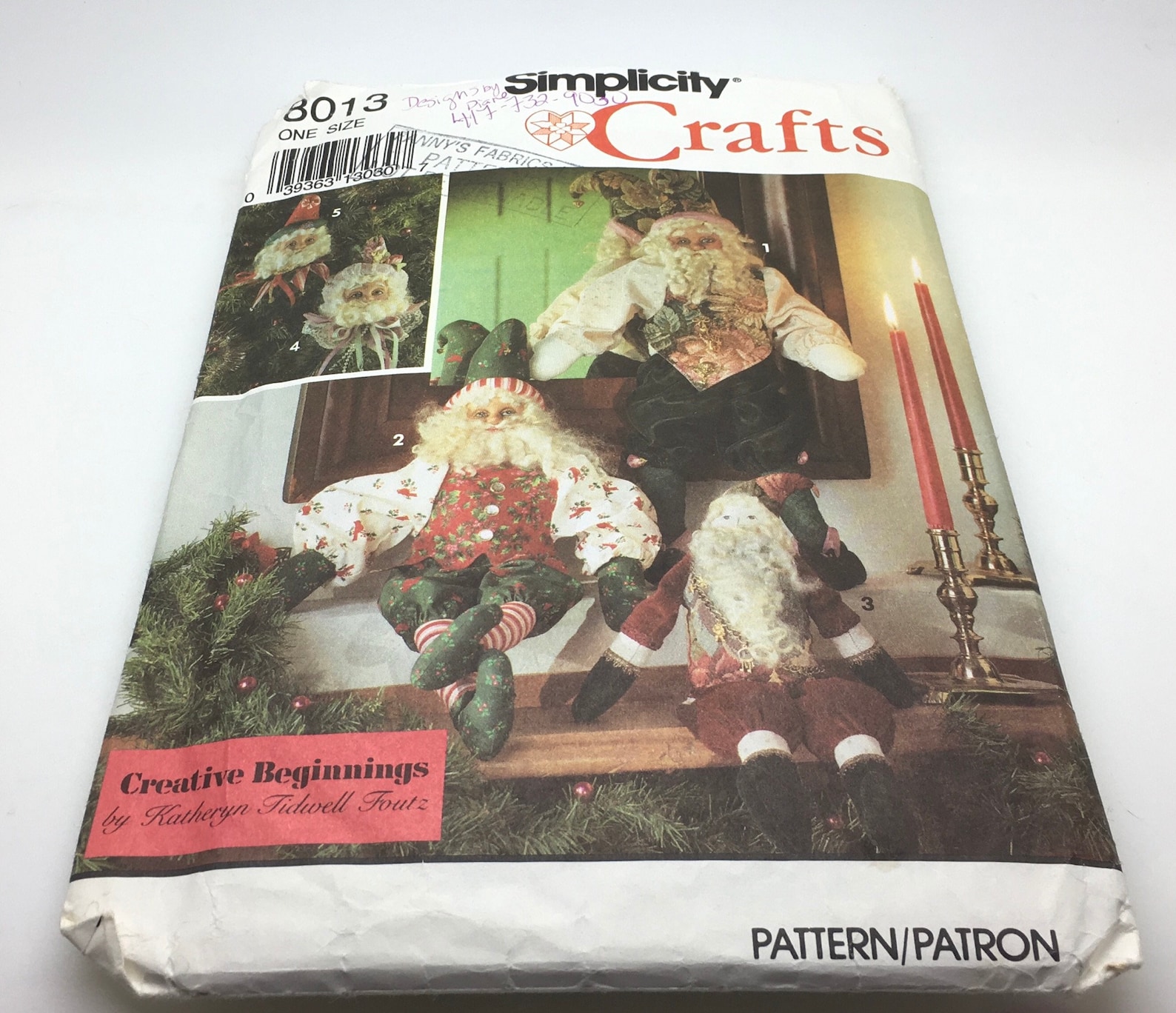 Simplicity Crafts 8013 Sewing Pattern Victorian Elves And Tree | Etsy