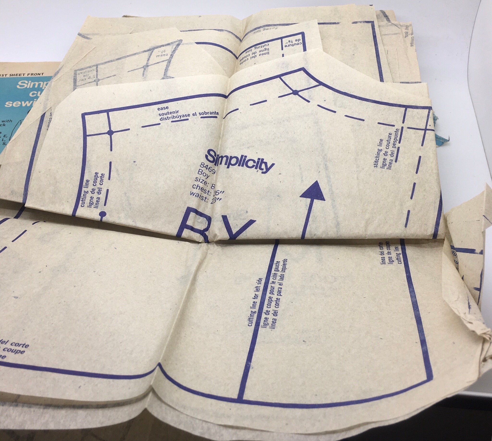 Simplicity 8469 Sewing Pattern Boys Double Breasted Fitted - Etsy