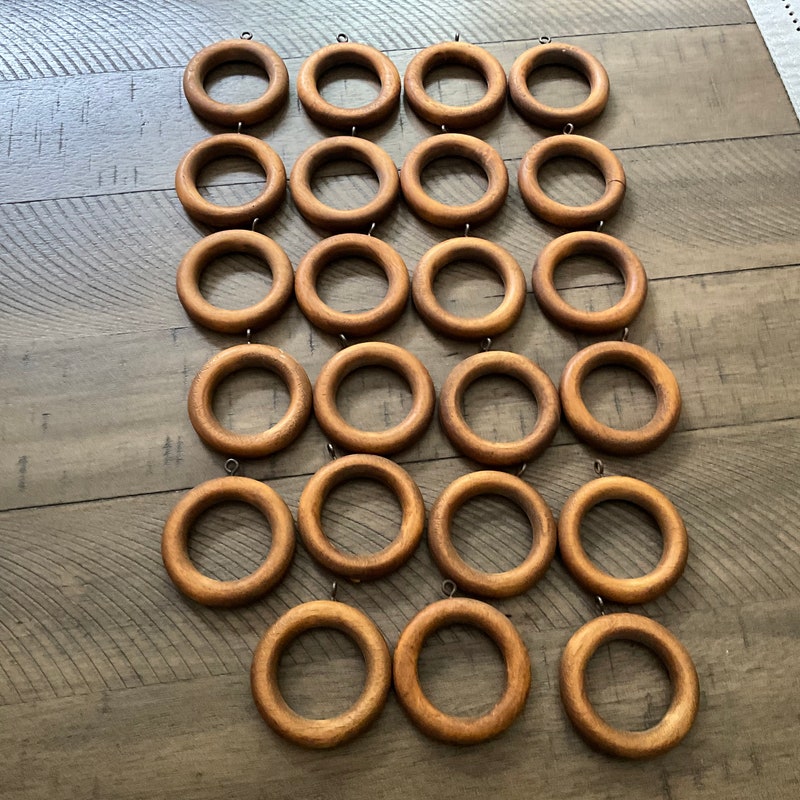Curtain Rod Rings - Etsy