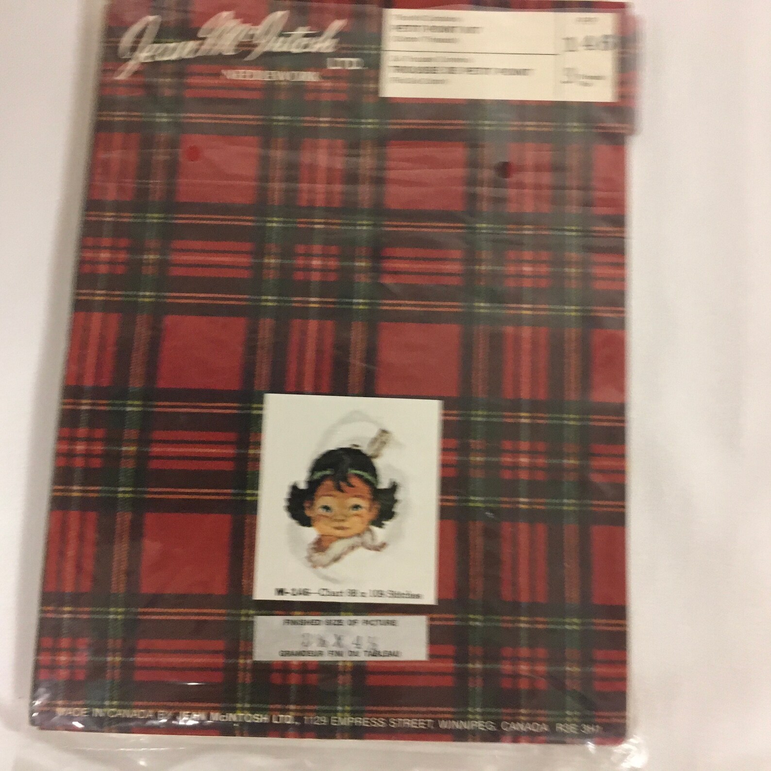 Jean Mcintosh Petit Point M 38 Scottish Terrier Dog Chart Pattern or M ...