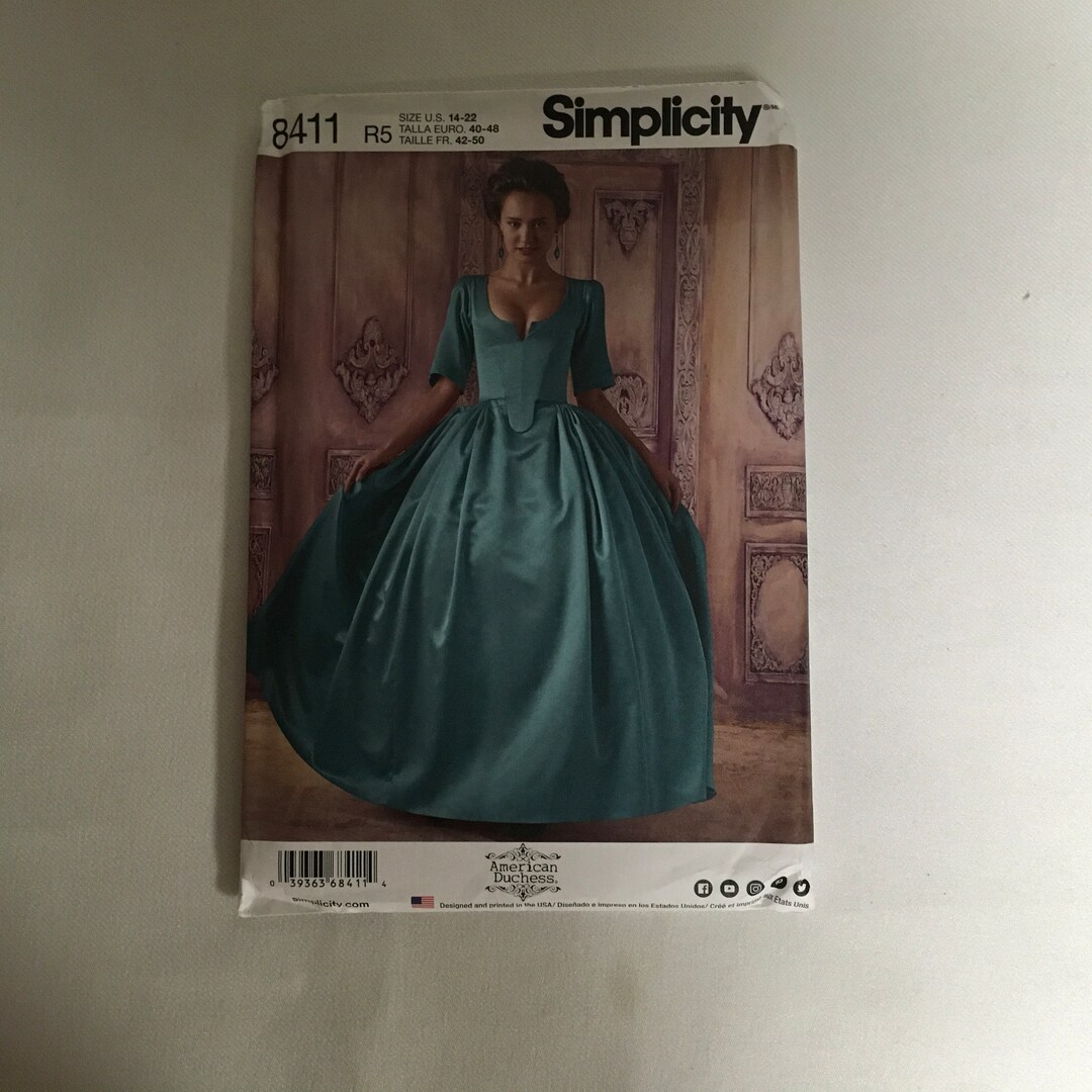 Mccall’s Costumes M7885 Sewing Pattern Baroque French Revolution Lined ...