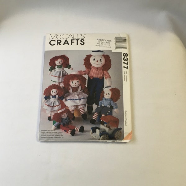 Raggedy Ann Pattern - Etsy