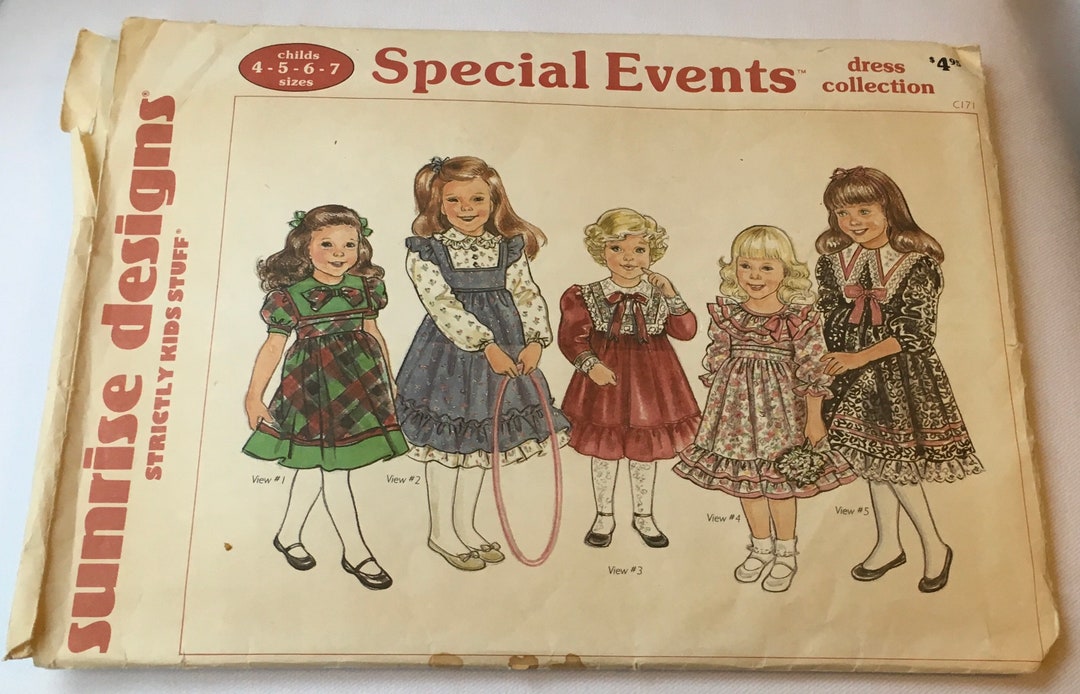Sunrise Designs Sewing Pattern Ruffles & Lace Strictly Kids - Etsy