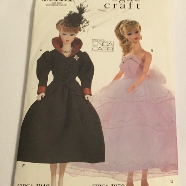 Vogue Barbie Pattern - Etsy