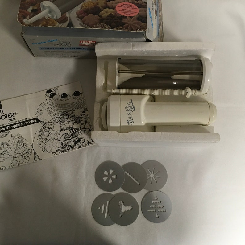 Proctor Silex Super Shooter Plus Cordless Cookie Press Food Decorator ...