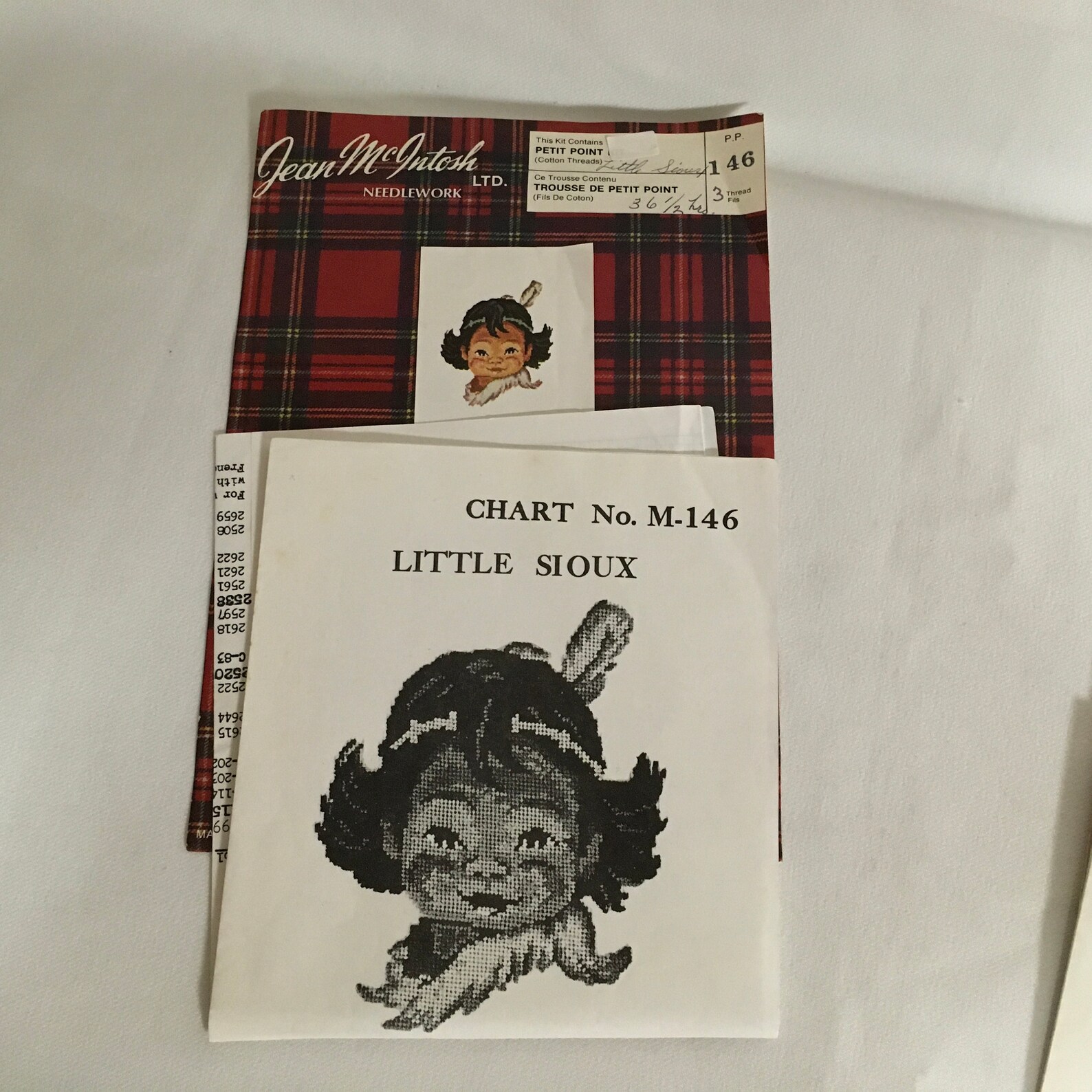 Jean Mcintosh Petit Point M 38 Scottish Terrier Dog Chart Pattern or M ...