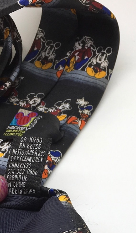 Vintage Mickey Mouse Neck Tie Mickey Mouse Goofy Don… - Gem
