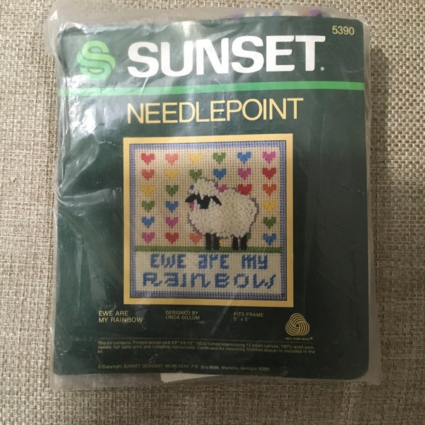 Sunset Needlepoint - Etsy