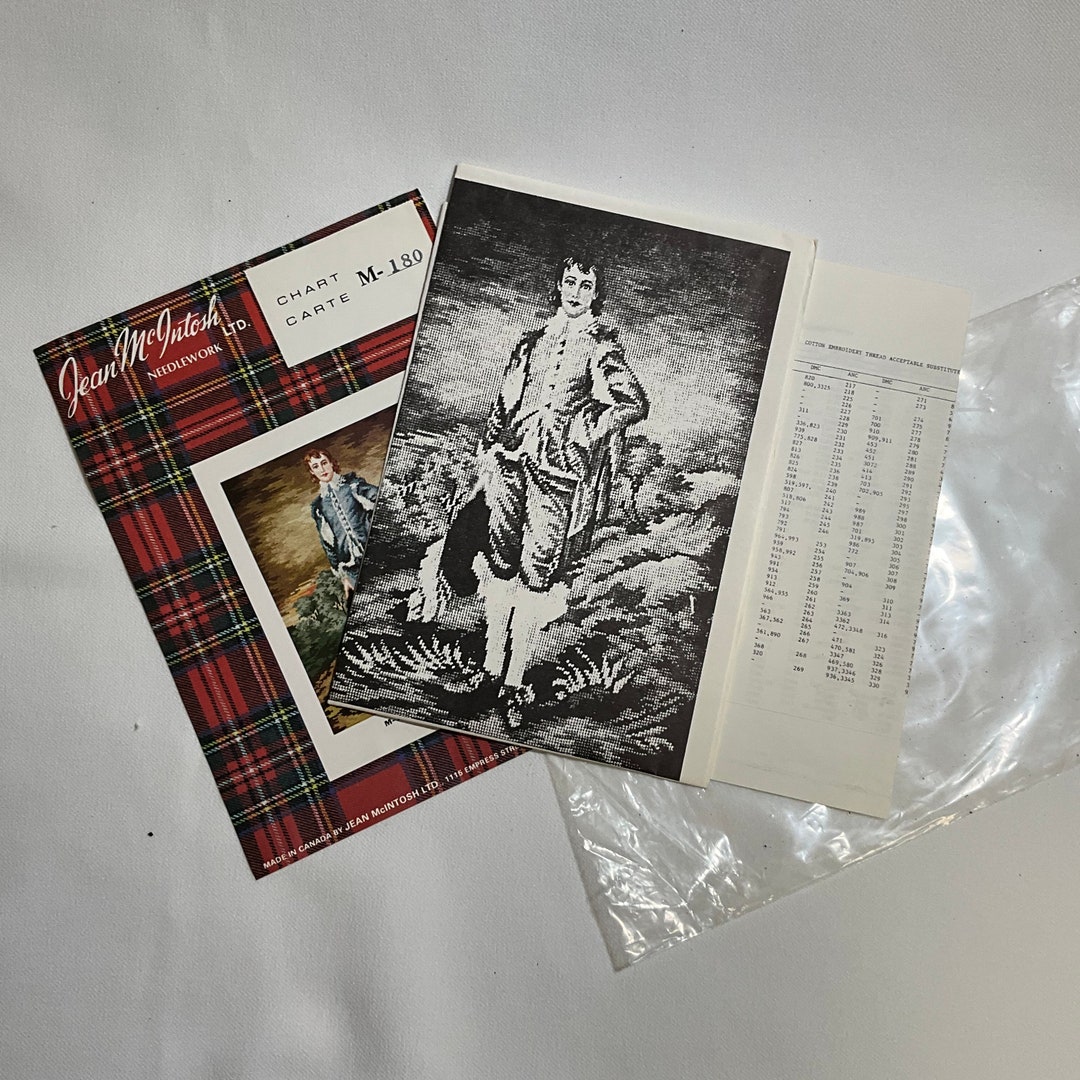 Jean Mcintosh Needlework Chart Blue Boy Thomas Gainsborough - Etsy