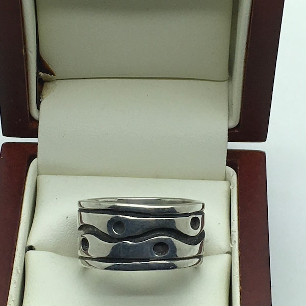 Taxco Silver Band - Etsy