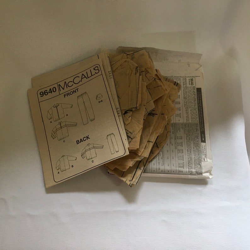 Mccalls 9640 Sewing Pattern Polar Gear Misses Men Unisex | Etsy