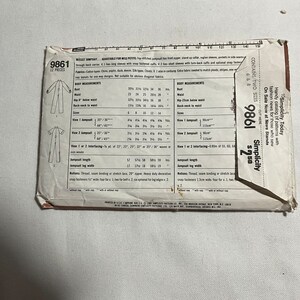 Simplicity 9861 Sewing Pattern Misses Jumpsuit Top Stitched Front ...