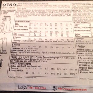 Simplicity Sewing Pattern 9765 Fashion Historian Authentic Civil War ...