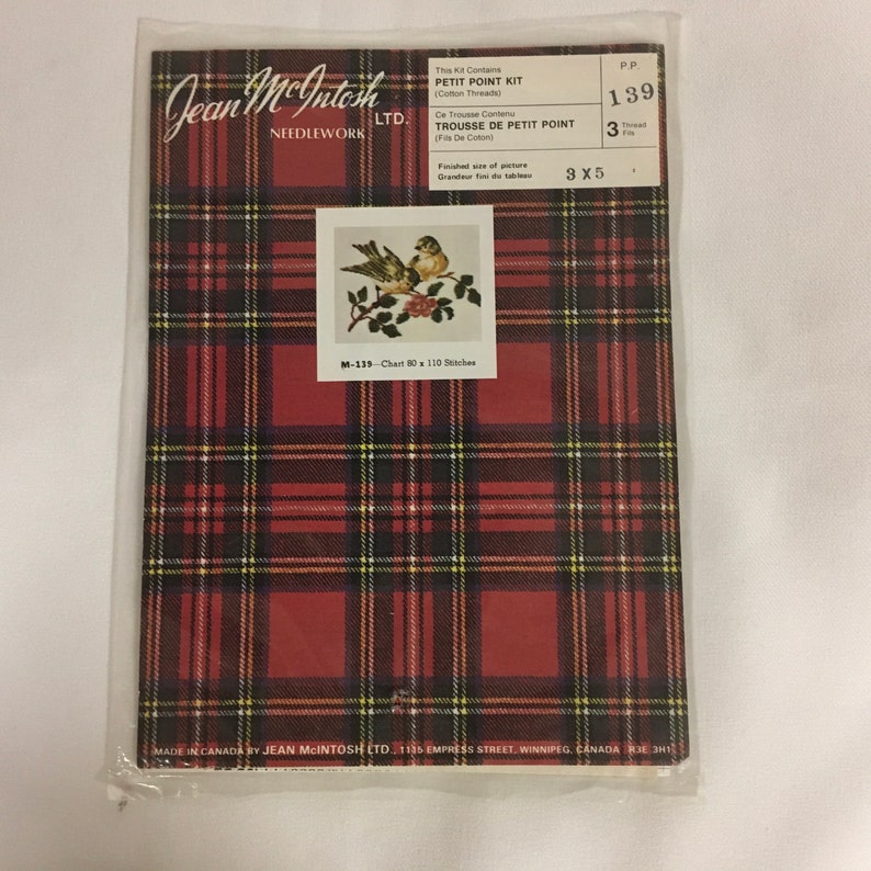 Jean Mcintosh Petite Point Chart Pattern 147 Little Cree Girl ...