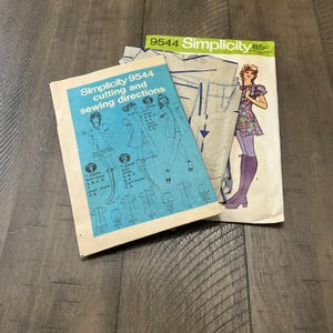 Simplicity 9544 Sewing Pattern Young Junior Teens Mini Dress Short ...