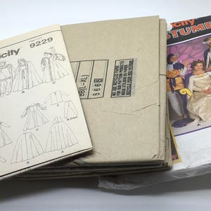 Simplicity Sewing Pattern 9229 Medieval Costumes King Arthur Merlin ...