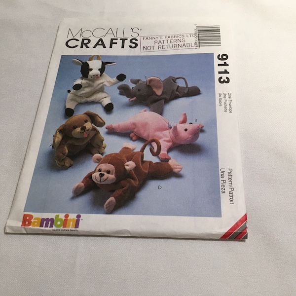 Bean Bag Animals - Etsy