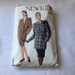 New Look 6905 Sewing Pattern Double Breasted Jacket Tapered Skirt Knee ...