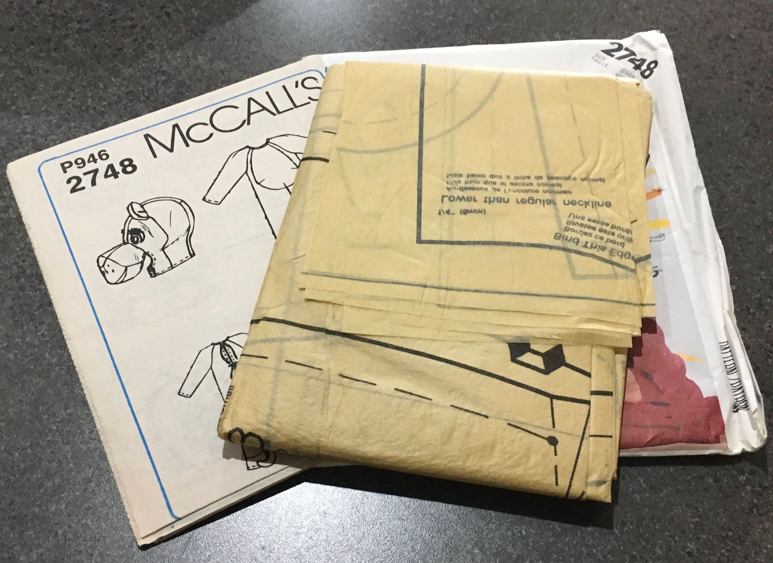 Mccall's Crafts 2748 the Pink Panther Sewing Pattern Adult | Etsy