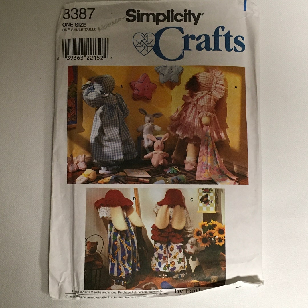 Simplicity Crafts 8378 Sewing Pattern 25 Inch Dolls Andclothes - Etsy