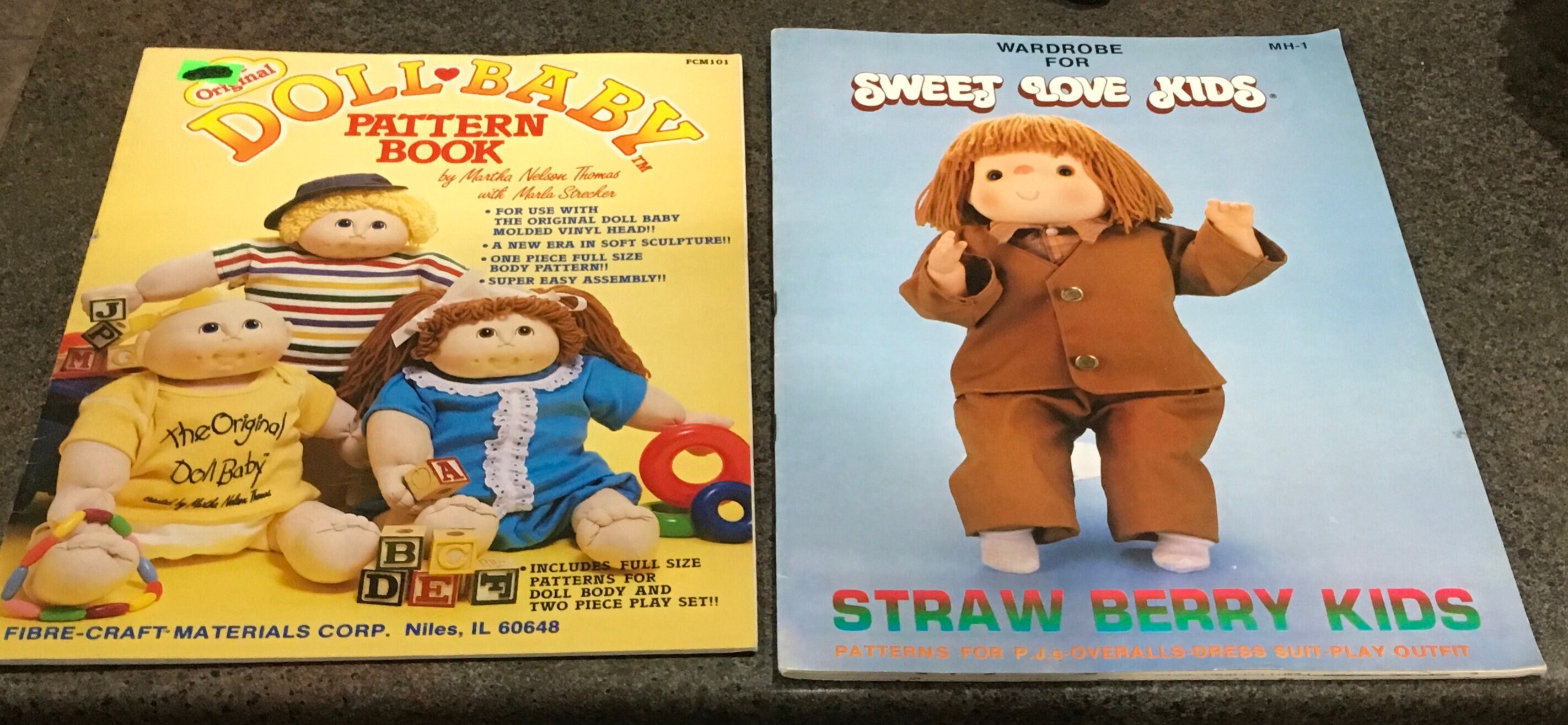 Doll Baby Pattern Book Fibre Crafts FCM 101 Martha Nelson - Etsy