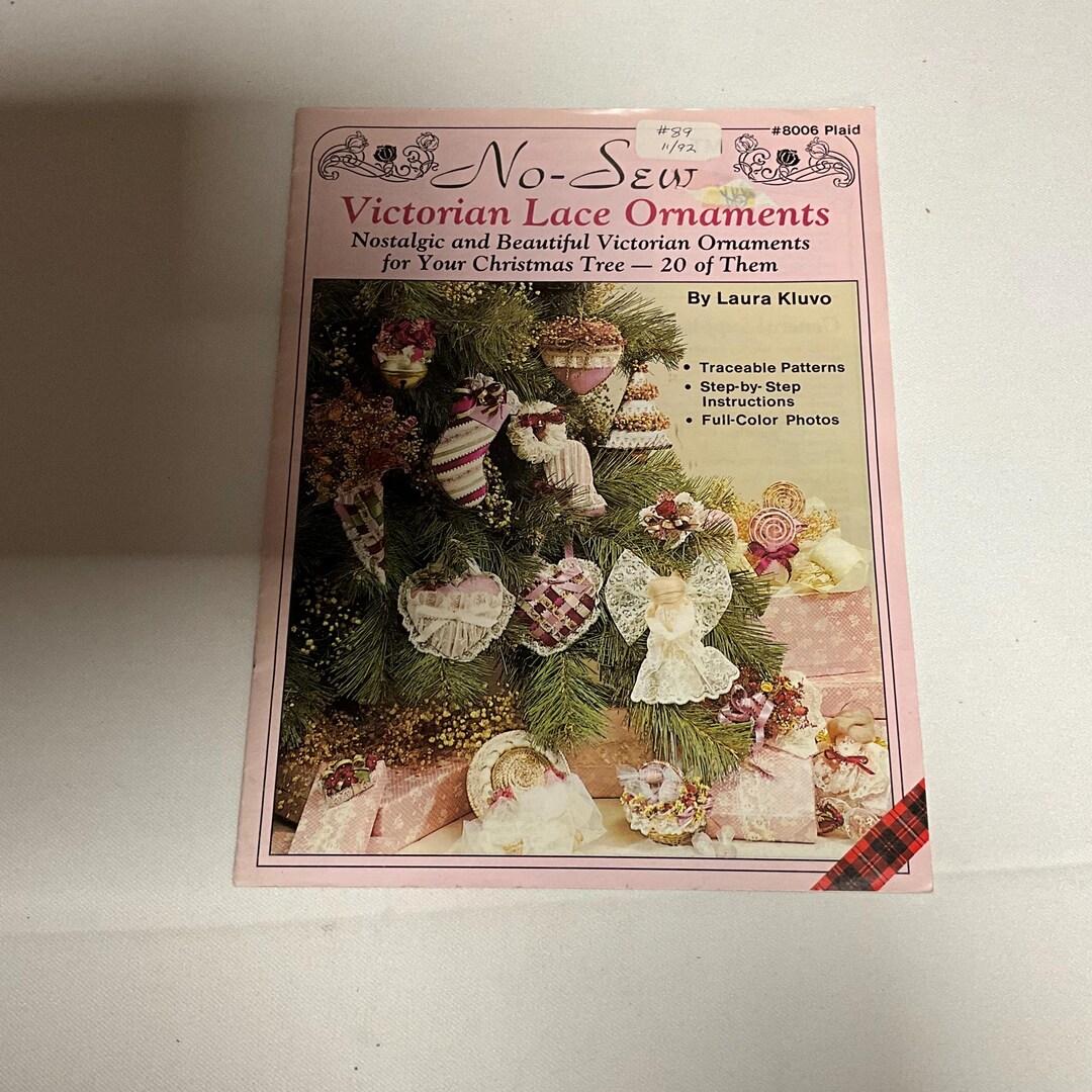No -sew Victorian Lace Ornaments Nostalgic Beautiful Victorian ...